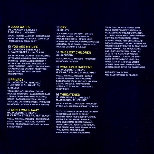 Michael Jackson The Collection cd5; invincible : Booklet 2 | CD Covers ...